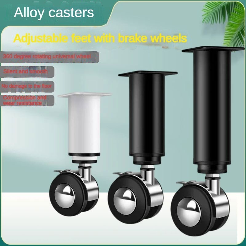 Movable Table Leg Adjustable Support Leg Furniture Heightening Foot ...