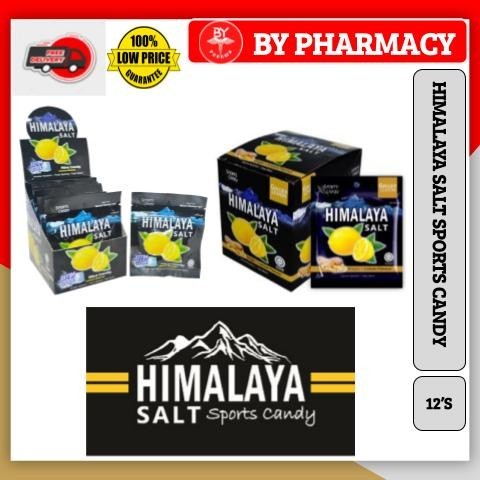 Himalaya Salt Sports Candy 15g Lemon/ Ginger+lemon flavour | Shopee ...