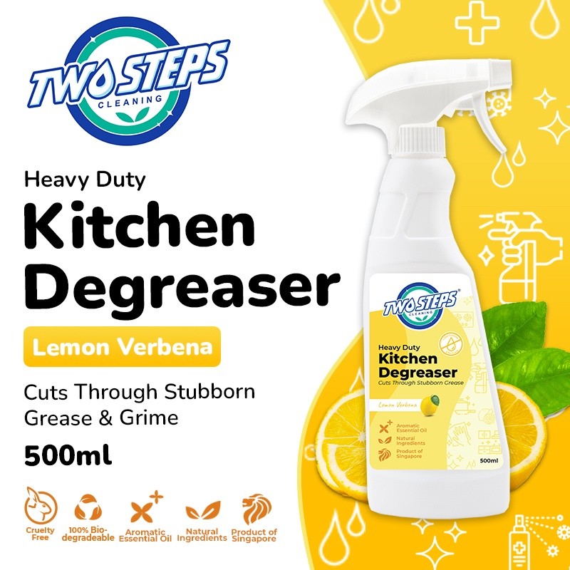 Two Steps Cleaning Kitchen Degreaser 500ml - Lemon Verbena | Shopee ...