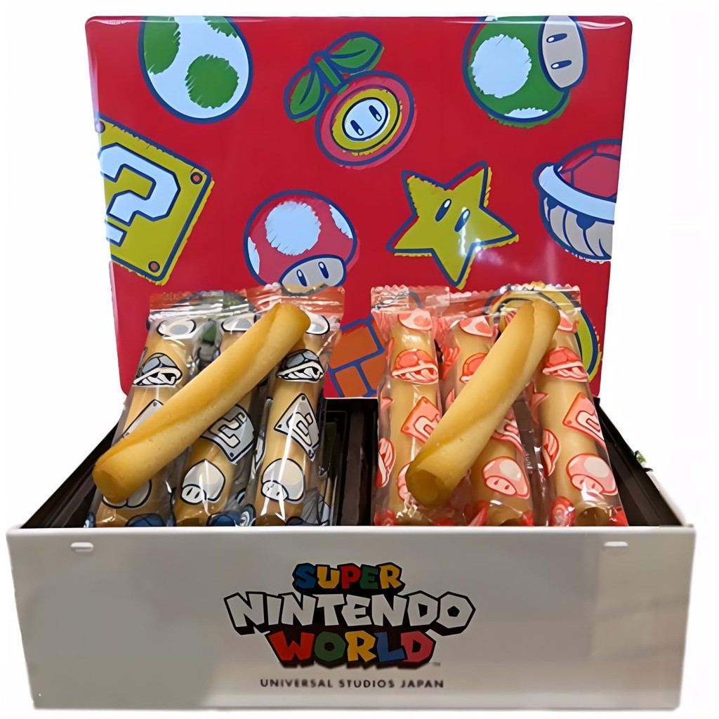 [Universal Studios Japan USJ Limited] Mario Maple Roll Cookie Super ...