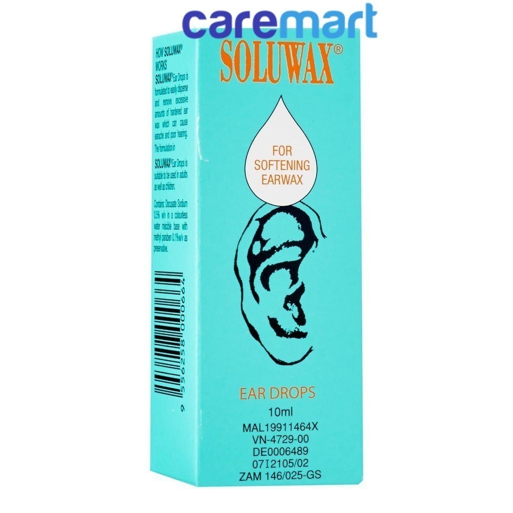 SOLUWAX EAR DROPS 10ML (EXP:10/2025) | Shopee Singapore