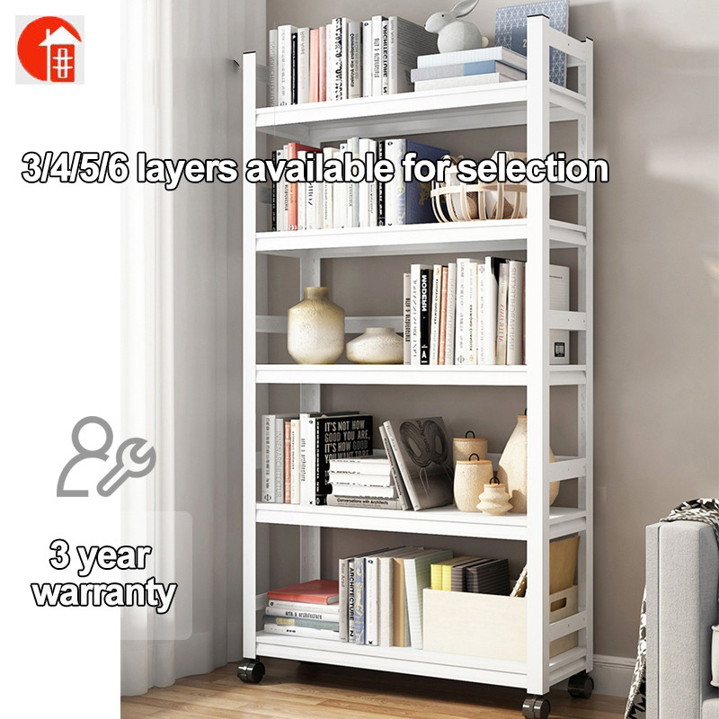 CO Shelving Rack 3/4/5/6 Shelves Height Adjustable Kitchen Racks Book ...