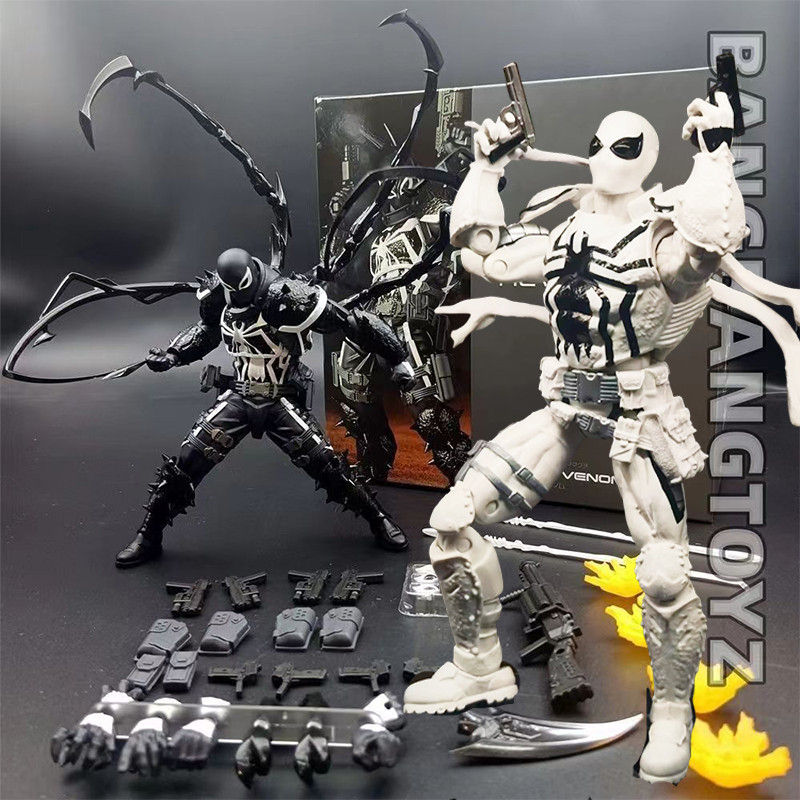Marvel Agent Venom Anti Venom SHF Carnage Action Figure Movable Joint ...