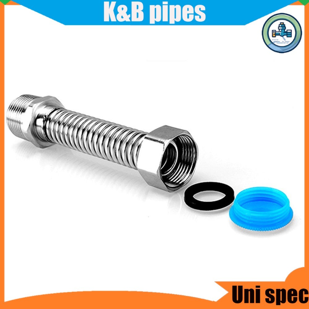 【KHX】1/2" 3/4" inner and outer wire corrugated pipe, 304 stainless ...