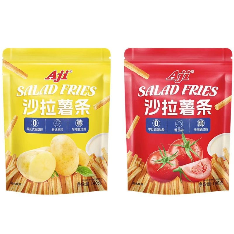 Green French fries 2 Bags Aji Salad French fries Original Flavor Tomato ...