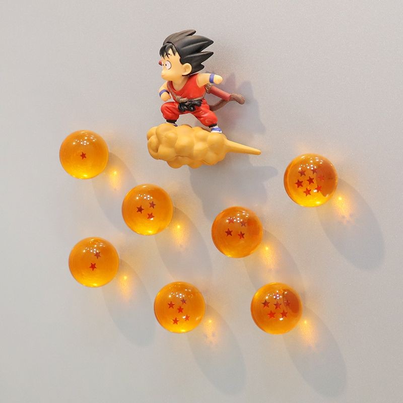 Leisurely Stickers a Set of Goku Foggy Goku Refrigerator Stickers ...