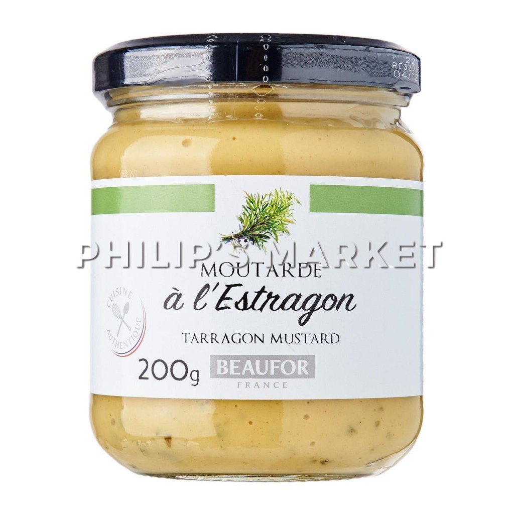Beaufor Tarragon Mustard 200g | Shopee Singapore