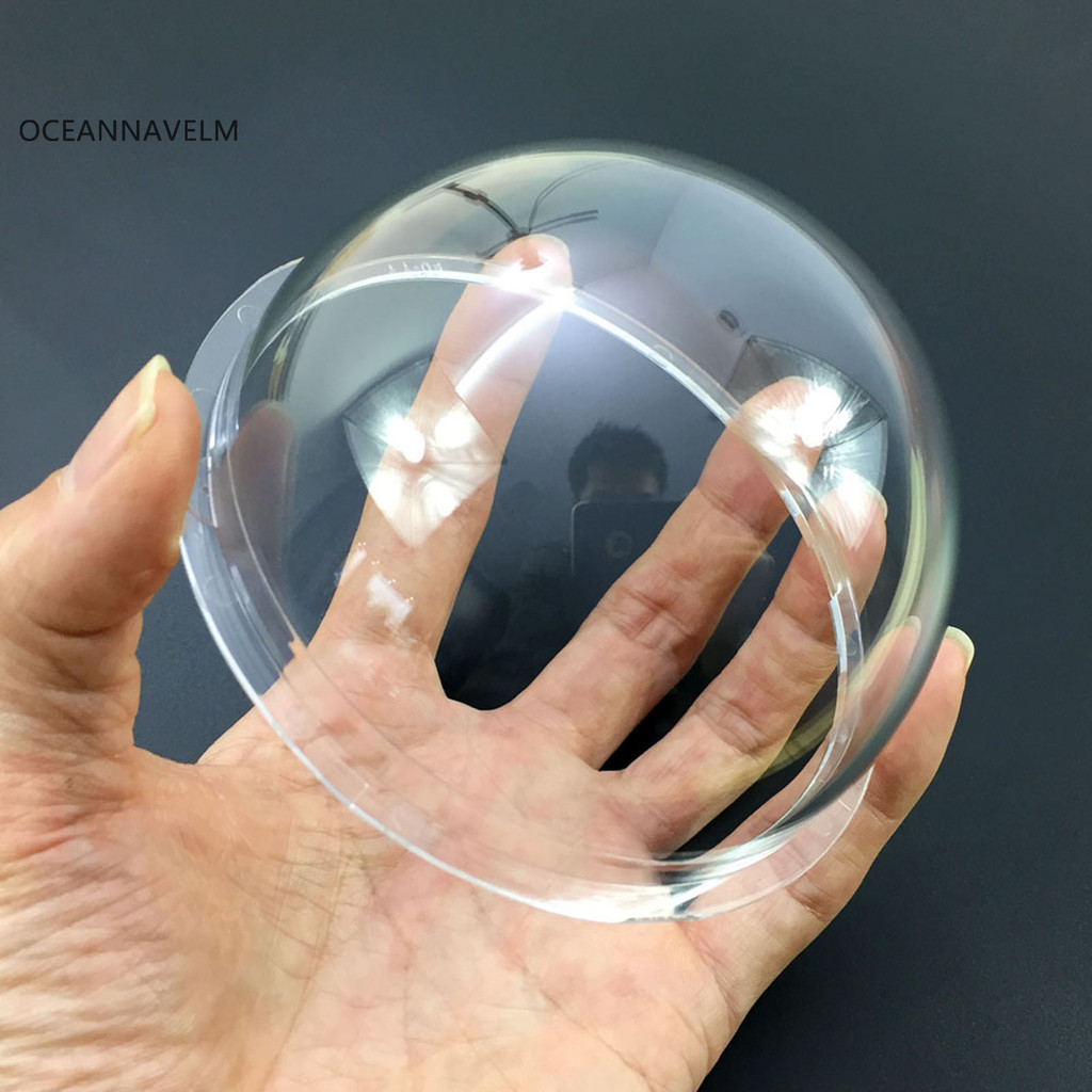 oc 10Pcs 9/12/16cm Hemisphere Dome Covers Globe Half Round Clear Bottle ...
