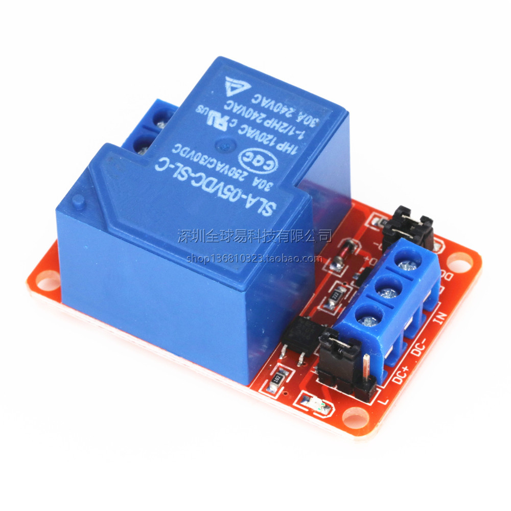 1 Channel 30A with Optocoupler Isolation Support High Low Level Trigger Relay Module 5V12V24V ...