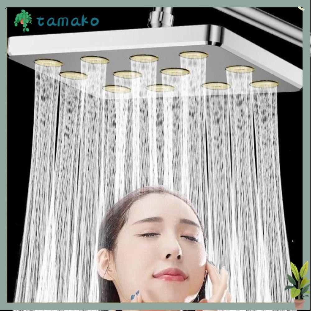 TAMAKO Bath Shower Head, Large Panel 360° Rotating Top Spray Shower ...