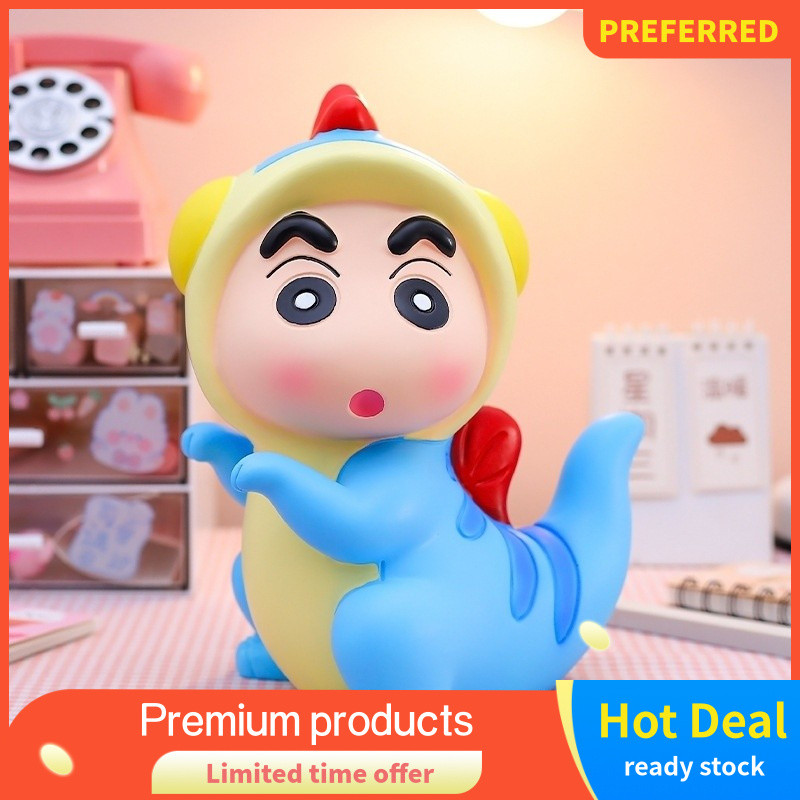 Dinosaur Shin-Chan Extra Large Vinyl Piggy Bank Can Store Can Pick-Up ...