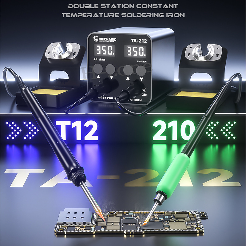 MECHANIC TA-212 Soldering Station Compatible Soldering Iron Tip 210/T12 ...