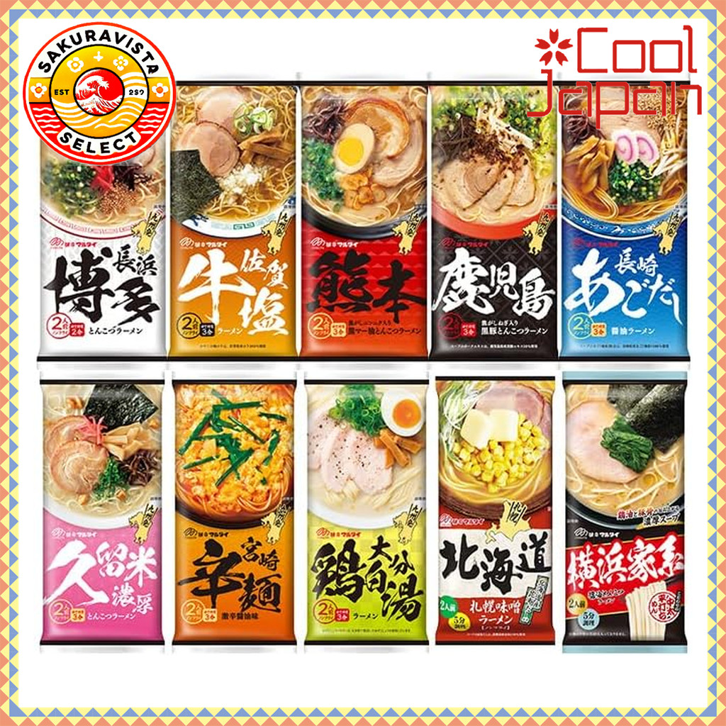 Marutai Local Robot Ramen 10 types, 1 piece each, total of 20 meals ...