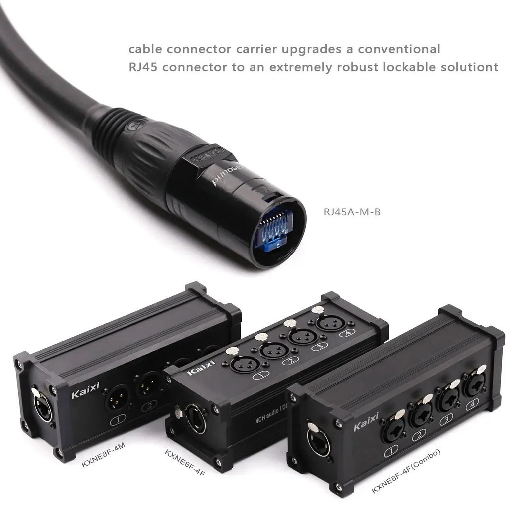4 Channel 3 Pin Multi Network XLR Cable for Stage Sound Lighting and ...