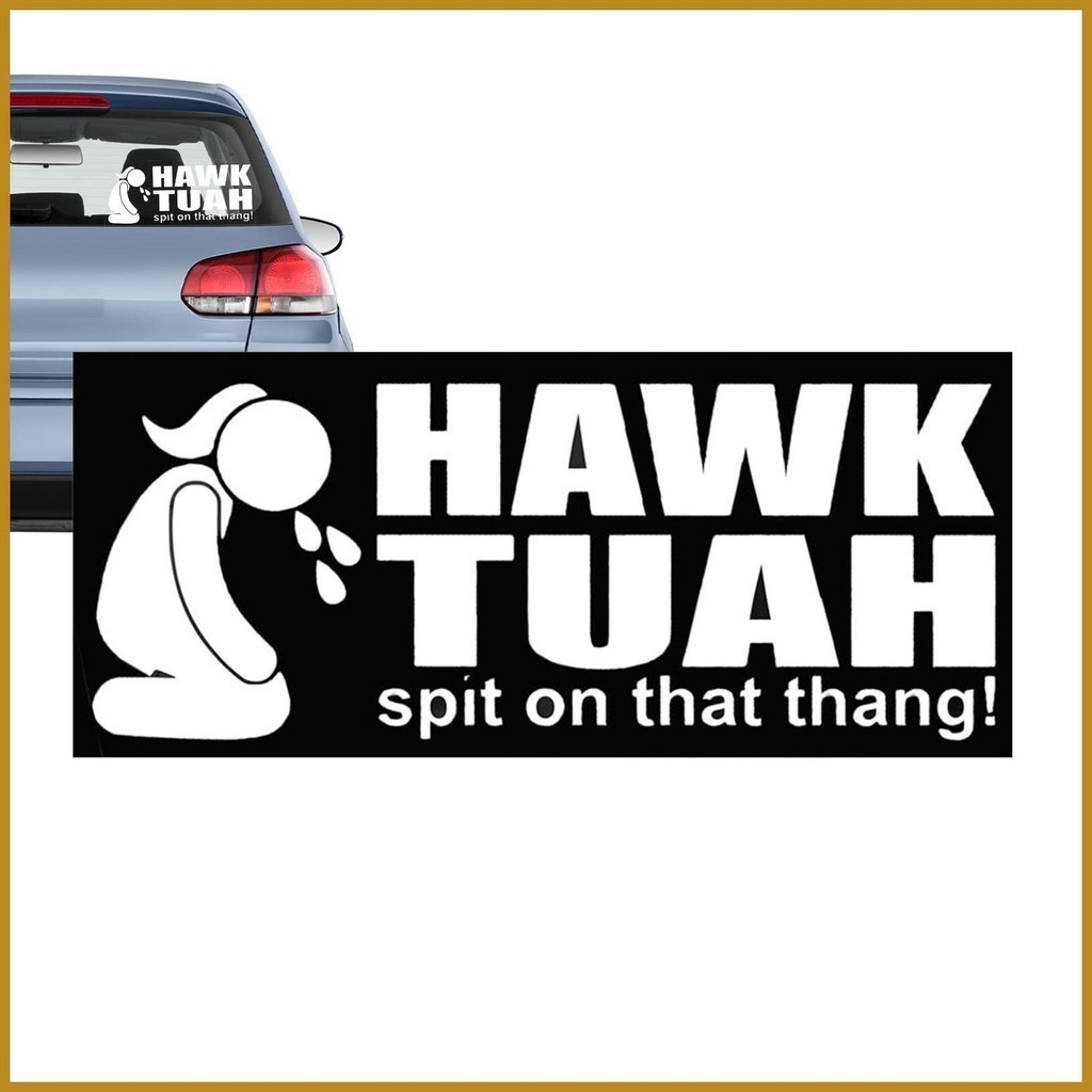 Funny Car Window Stickers 5PCS Spit On That Thang Hilarious Sticker ...