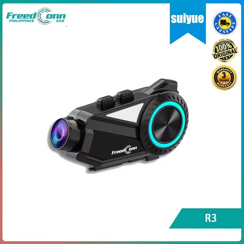 Freedconn R3 Motorcycle Helmet Bluetooth Intercom | Shopee Singapore