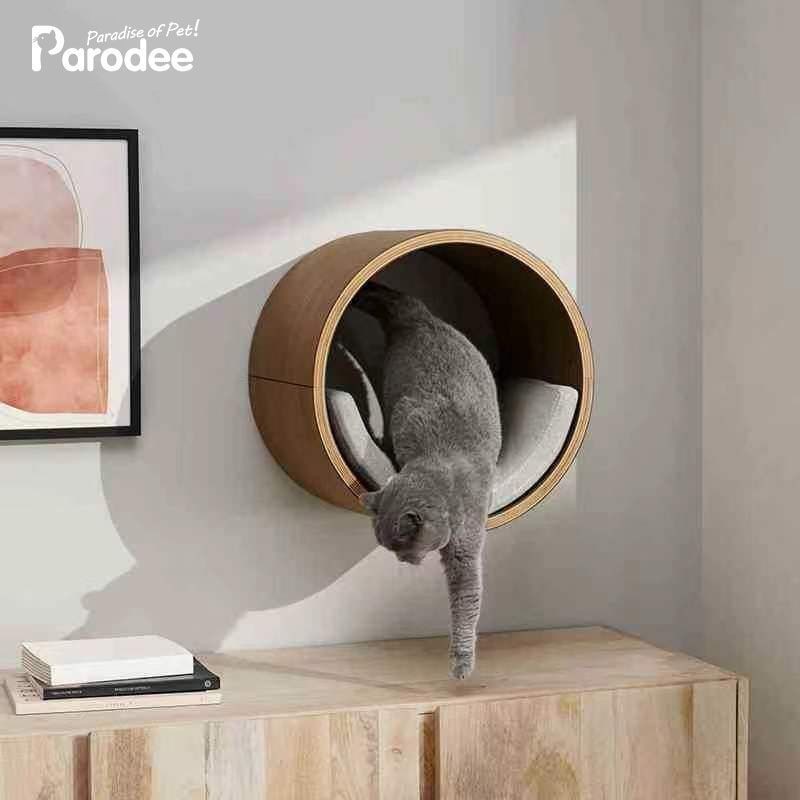 Soft Cat Wall Ladder Wall-Mounted Space Capsule Cat Climber Cat ...
