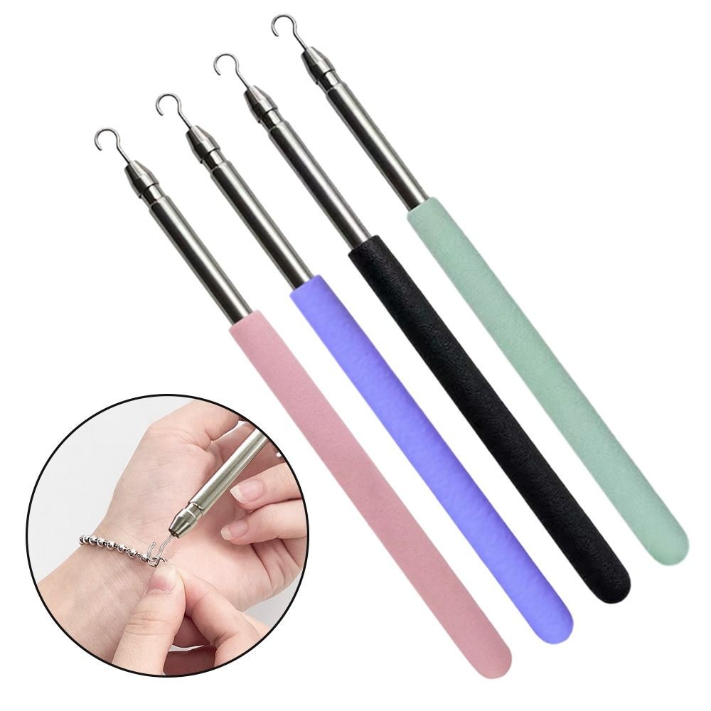 Clasps Stainless Steel Bracelet Tool Retractable Jewelry Pliers Hand ...