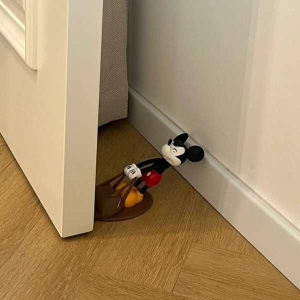 door stopper door stopper for main door Cute cartoon Mickey anti ...