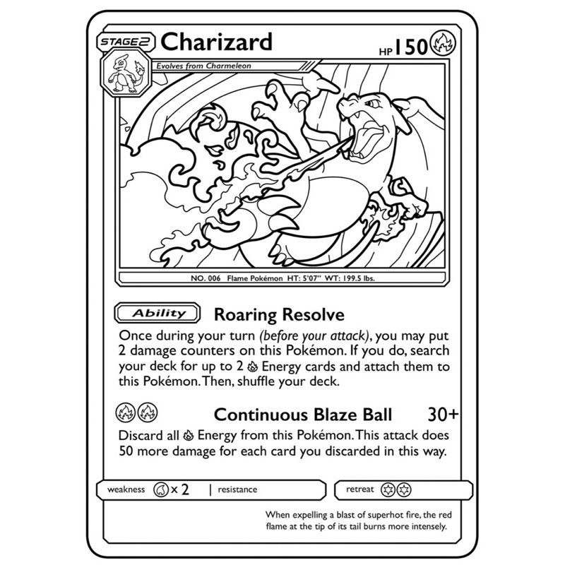 Tcg Pokemon Cards - Set of 20 A4 A5 Coloring Pages for children Using ...