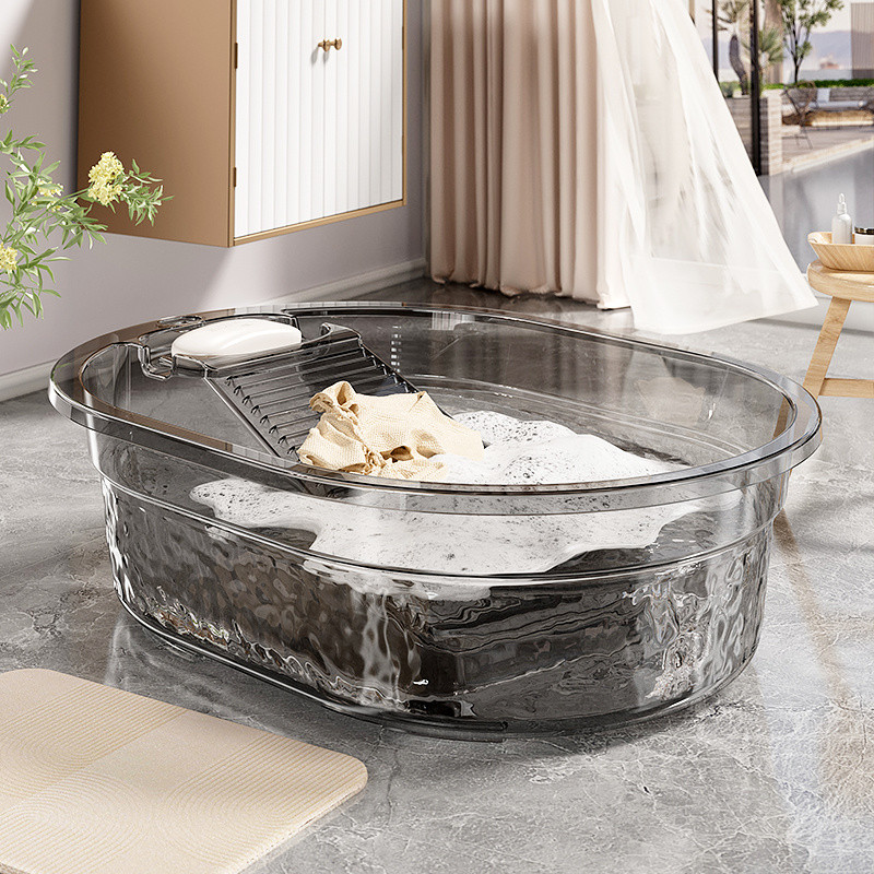 Hand Wash Integrated Laundry Basin Baby bathtub Household Extra Large ...