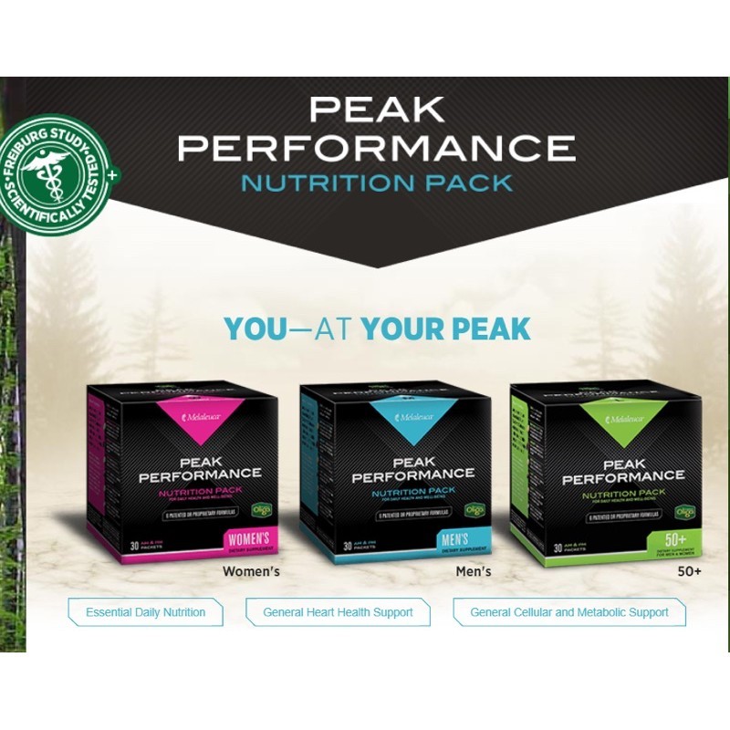 Melaleuca Peak Performance MultiVitamin/Vitamin & Mineral Women/Men/50s | Shopee Singapore