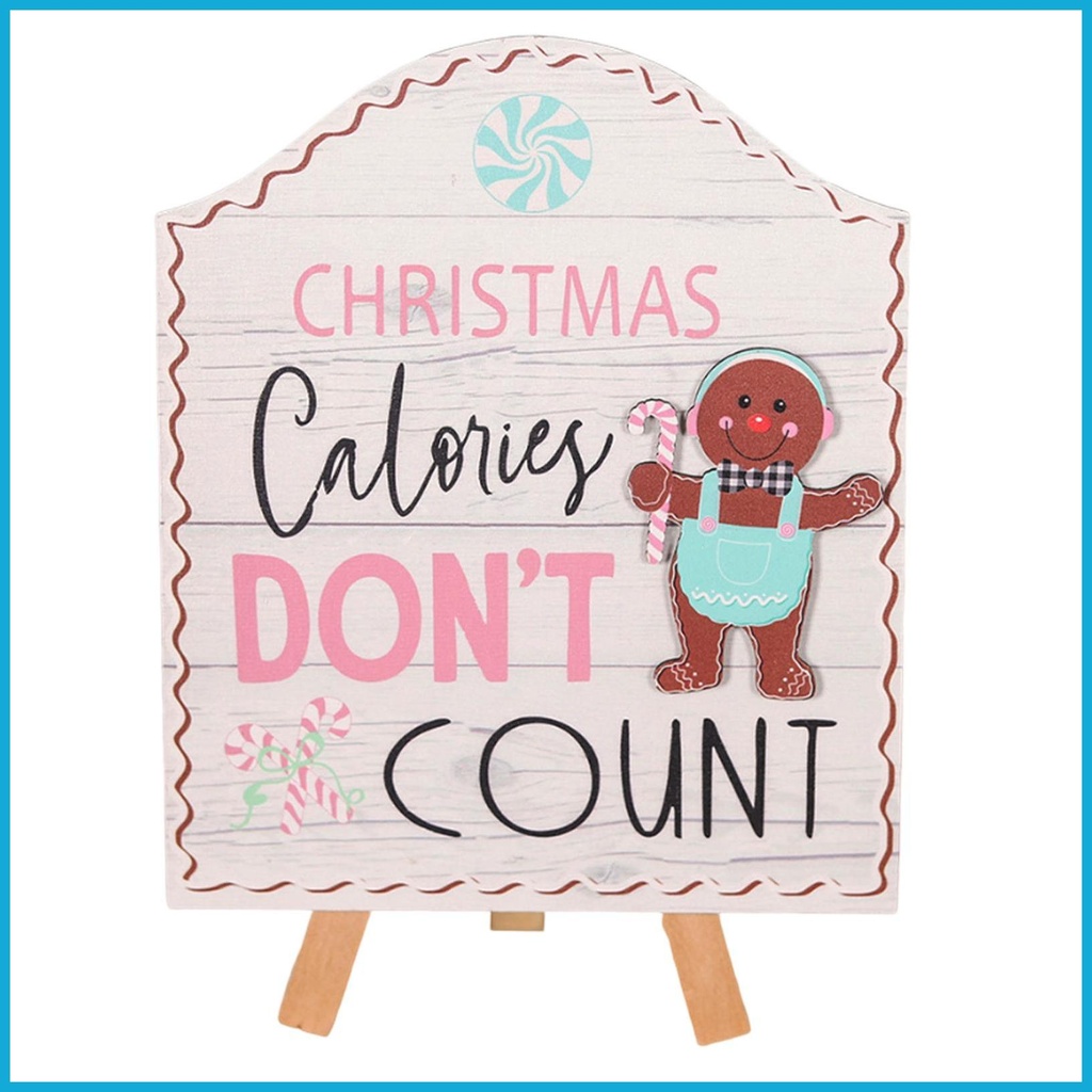 Gingerbread Man Signs Gingerbread Desktop Welcome Sign Farmhouse Table ...