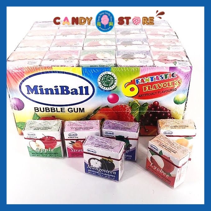 Mini Ball Bubble Gum 100 mini box | Shopee Singapore