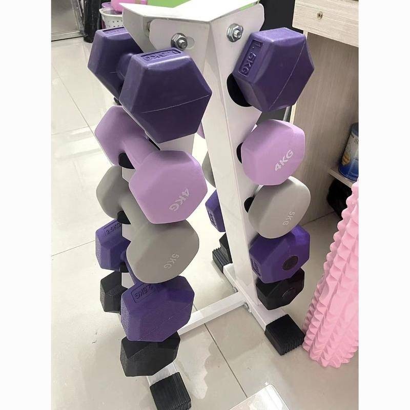 2024 Indoor dumbbell rack Two-layer three-layer multi-layer storage ...