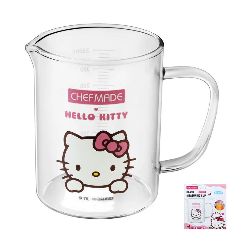 Measuring Cup Glass 350Ml Hello Kitty | Shopee Singapore
