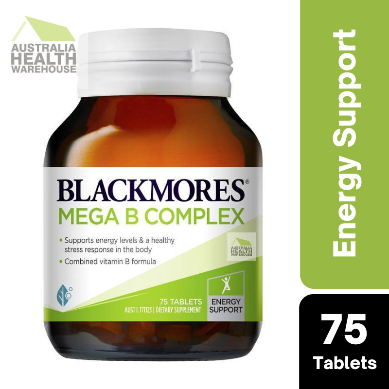 Blackmores Mega B Complex 75 Tablets | Shopee Singapore