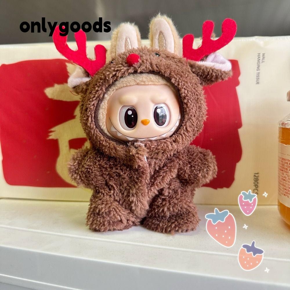 ONLY Christmas Jumpsuit, Hand-made Replacement Labubu Doll Clothes ...