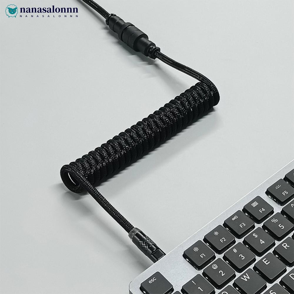 NANASALONNN USB A to Type C for Mechanical Gaming Keyboard Double ...