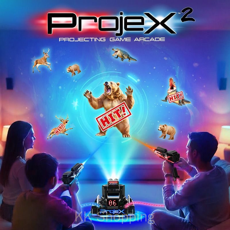 Projex 2 Projection Gaming Console Portable HD Home Theater System with ...