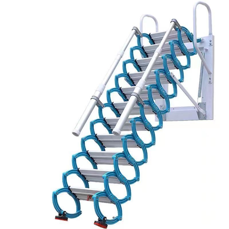 Retractable Staircase Folding Wall-Mounted Attic Telescopic Ladder ...
