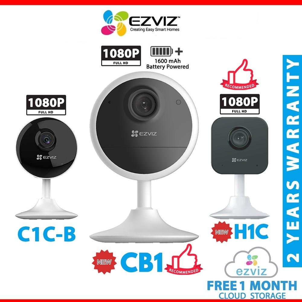 EZVIZ CB2 2MP / BC2 2MP / C1HC 720P HD Motion Detection Two Way Talk ...