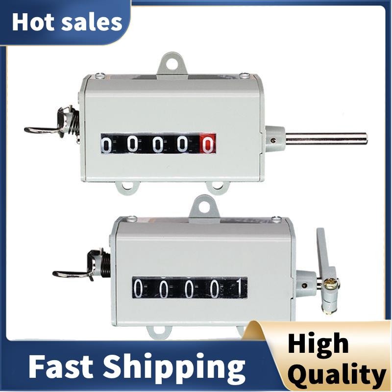5 Digits Counter Mechanical Rotating Speed Meter Totalizing Pull ...