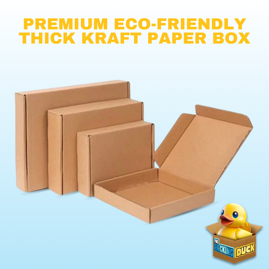 Premium Kraft Paper Box - Eco-Friendly, Thick, Perfect for Gifts ...