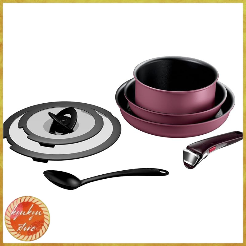 [Online Exclusive] Tefal Removable Handle Pot and Frying Pan Set 7 ...