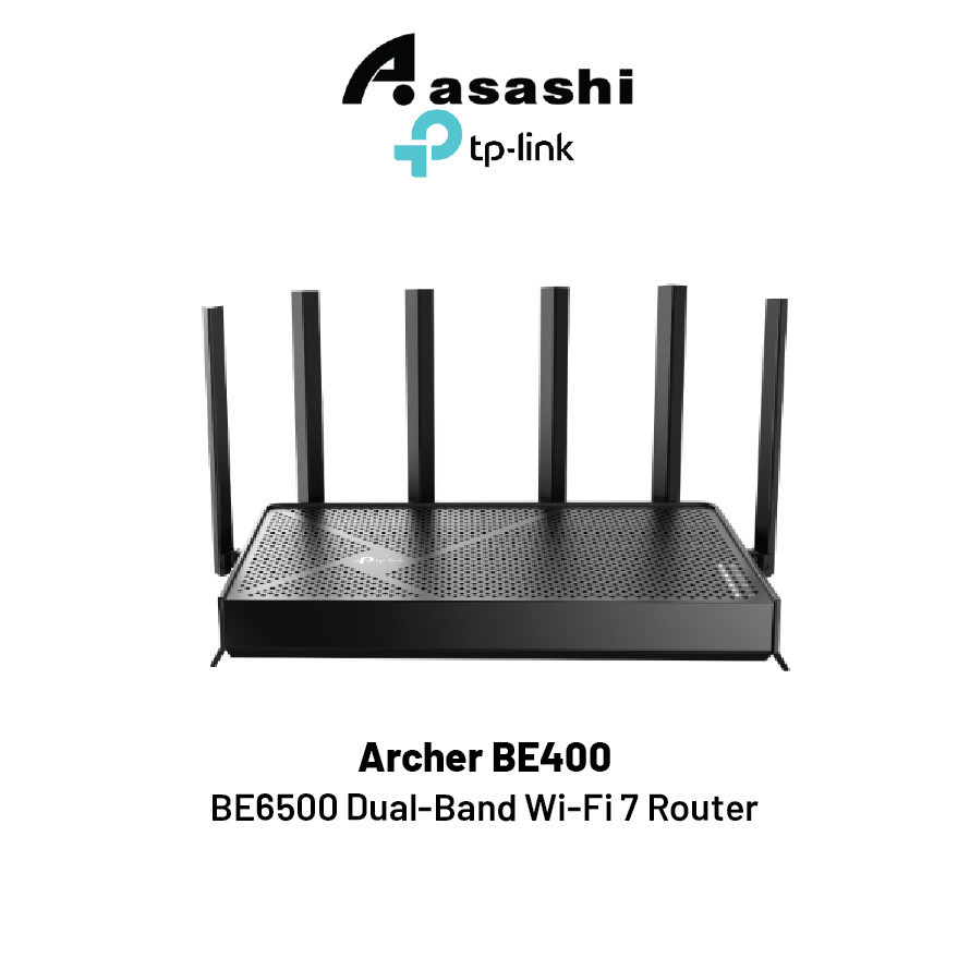 Tp-Link Archer BE400 BE6500 Dual-Band Wi-Fi 7 Router | Shopee Singapore