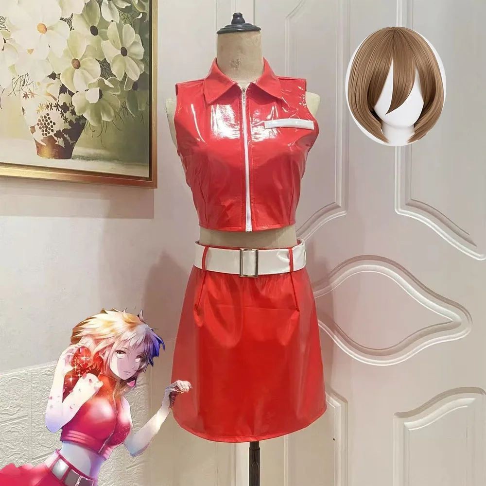 Anime Sister Mei Meiko Cosplay Costume Wig Mikuku Christmas Halloween ...