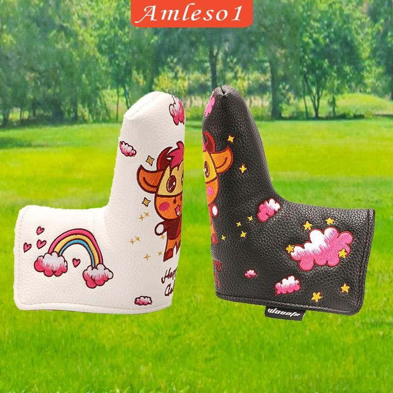 [Amleso1] Durable Golf Club Headcover PU Blade Putter ion Golf Clubs ...