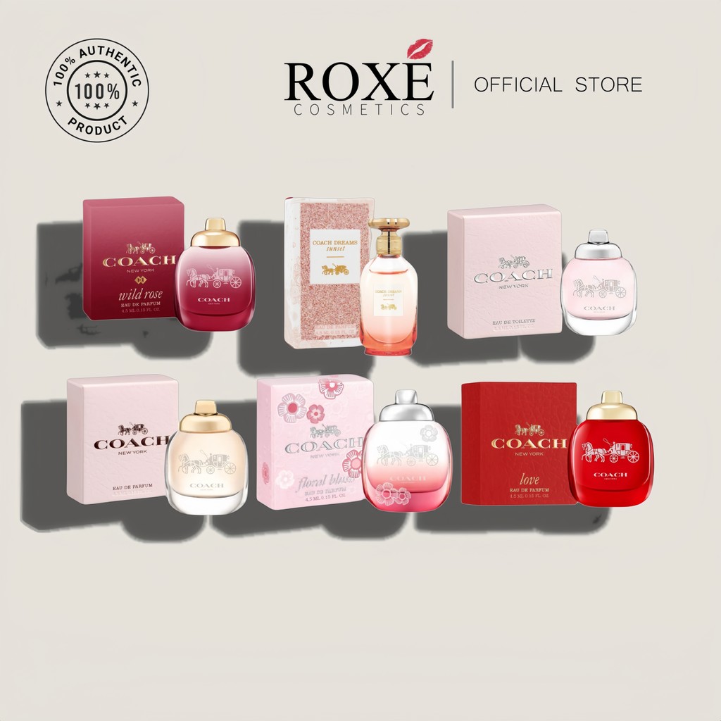 COACH | Assorted Miniature Perfume Tester Travel Size 4.5ml | Shopee ...