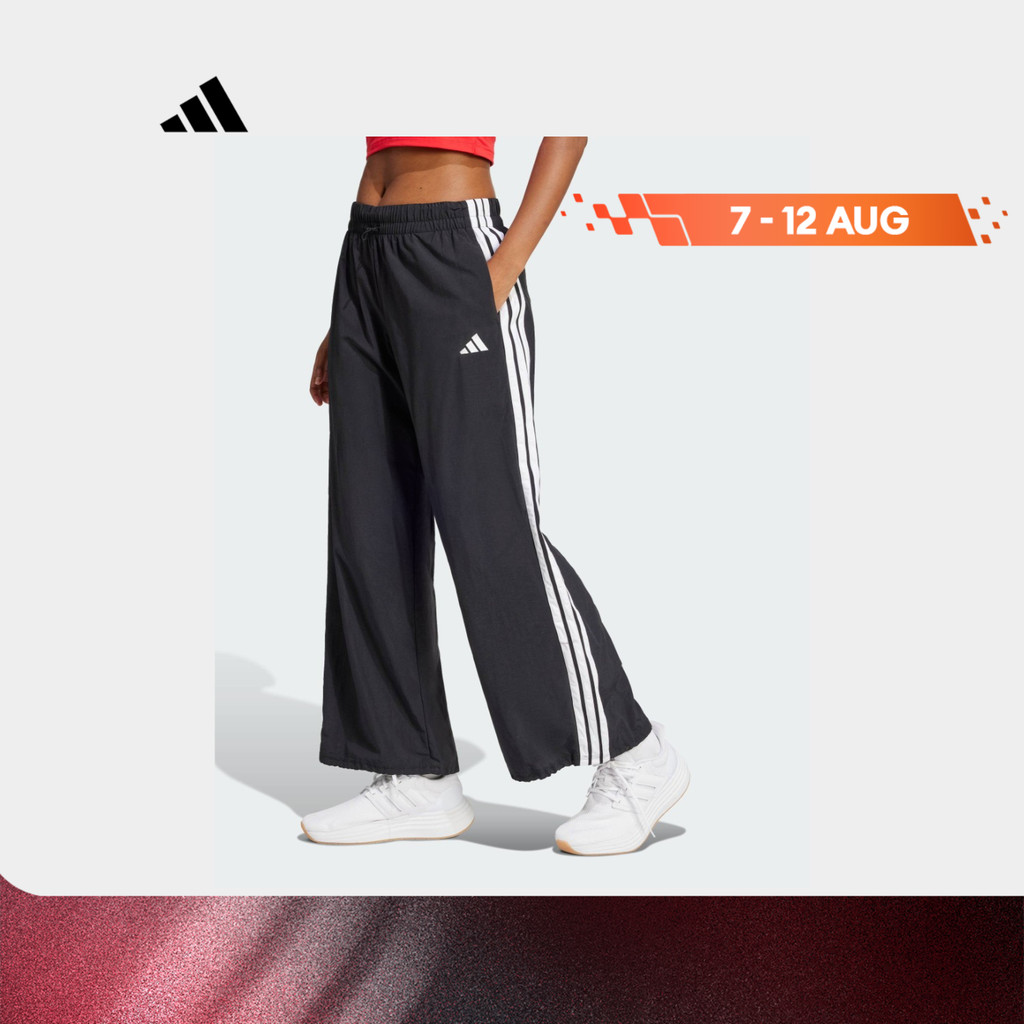 adidas Lifestyle Essentials 3-Stripes Lifestyle Woven Parachute Pants ...