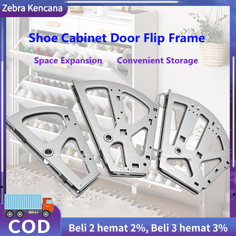 Pair of iron Shoe Rack Bracket 1/2/3 Stacks Hinges Shoe Rack Shoe Rack ...