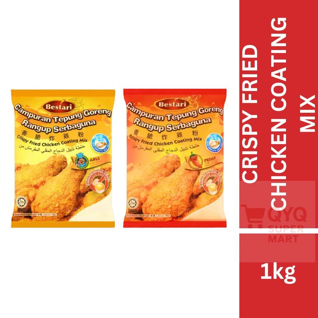 BESTARI Crispy Fried Chicken Coating Mix Tepung Goreng Ayam (1kg ...