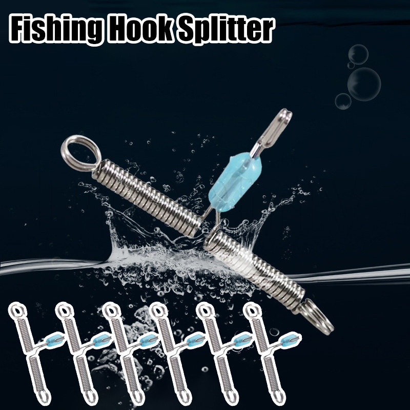 10Pcs Fishing Hook Splitter - Double Hooks Contector - Anti-winding ...