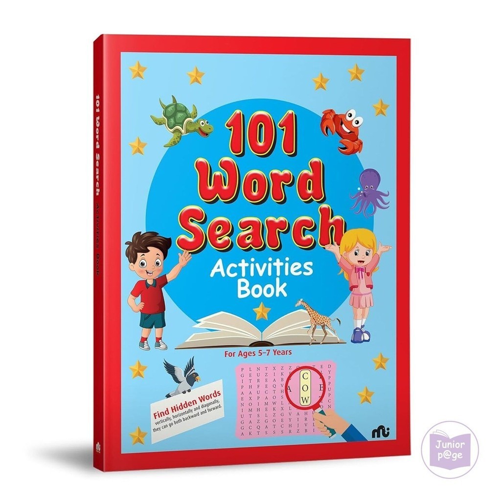 101 Word Search Activities Book (for Ages 5-7 years) | Shopee Singapore