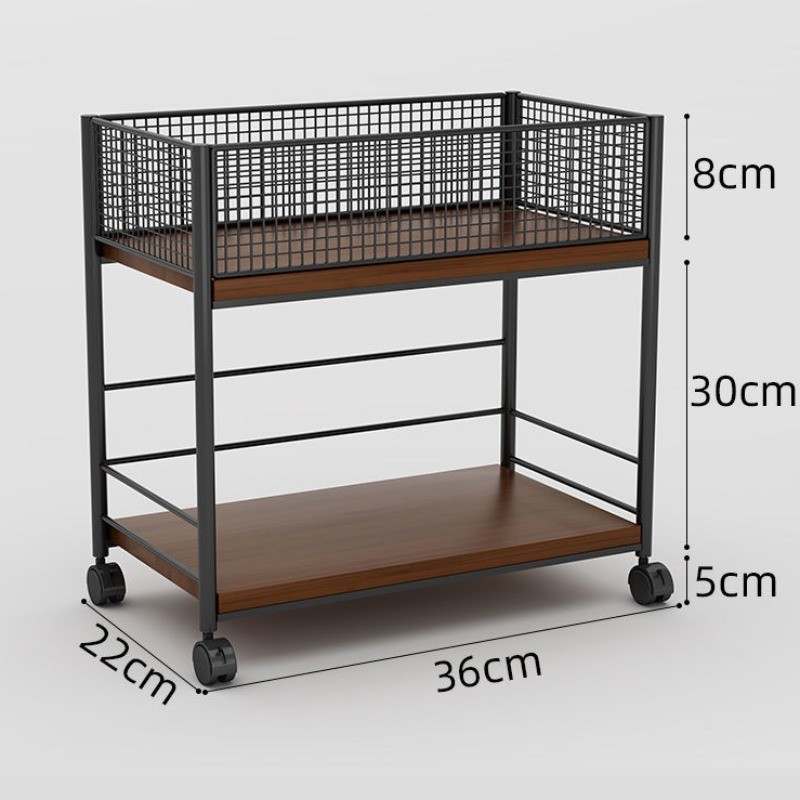 trolley rack floor-to-ceiling kitchen bathroom mobile snack toilet ...