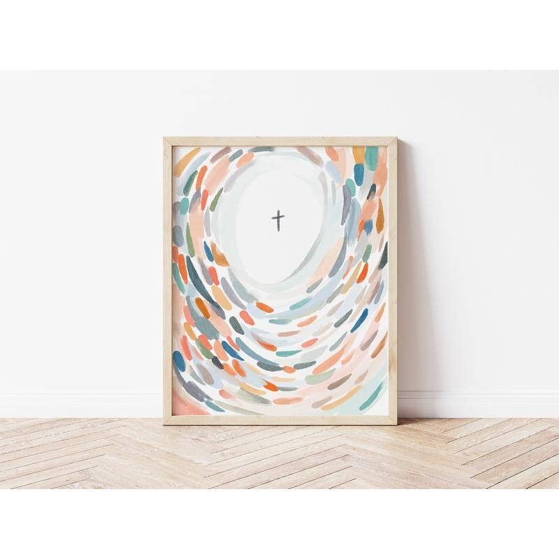 Unique CHRISTIAN ART Christian wall art Christian gift canvas print ...